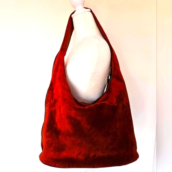 Banana Republic | Bags | Banana Republic Suede Brown Hobo Bag With Soft ...